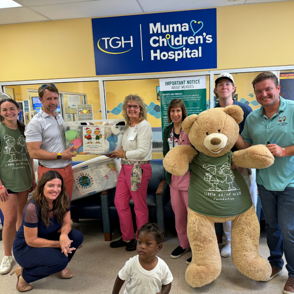 The Little Saint Nick Foundation Brings Smiles to Tampa General ...